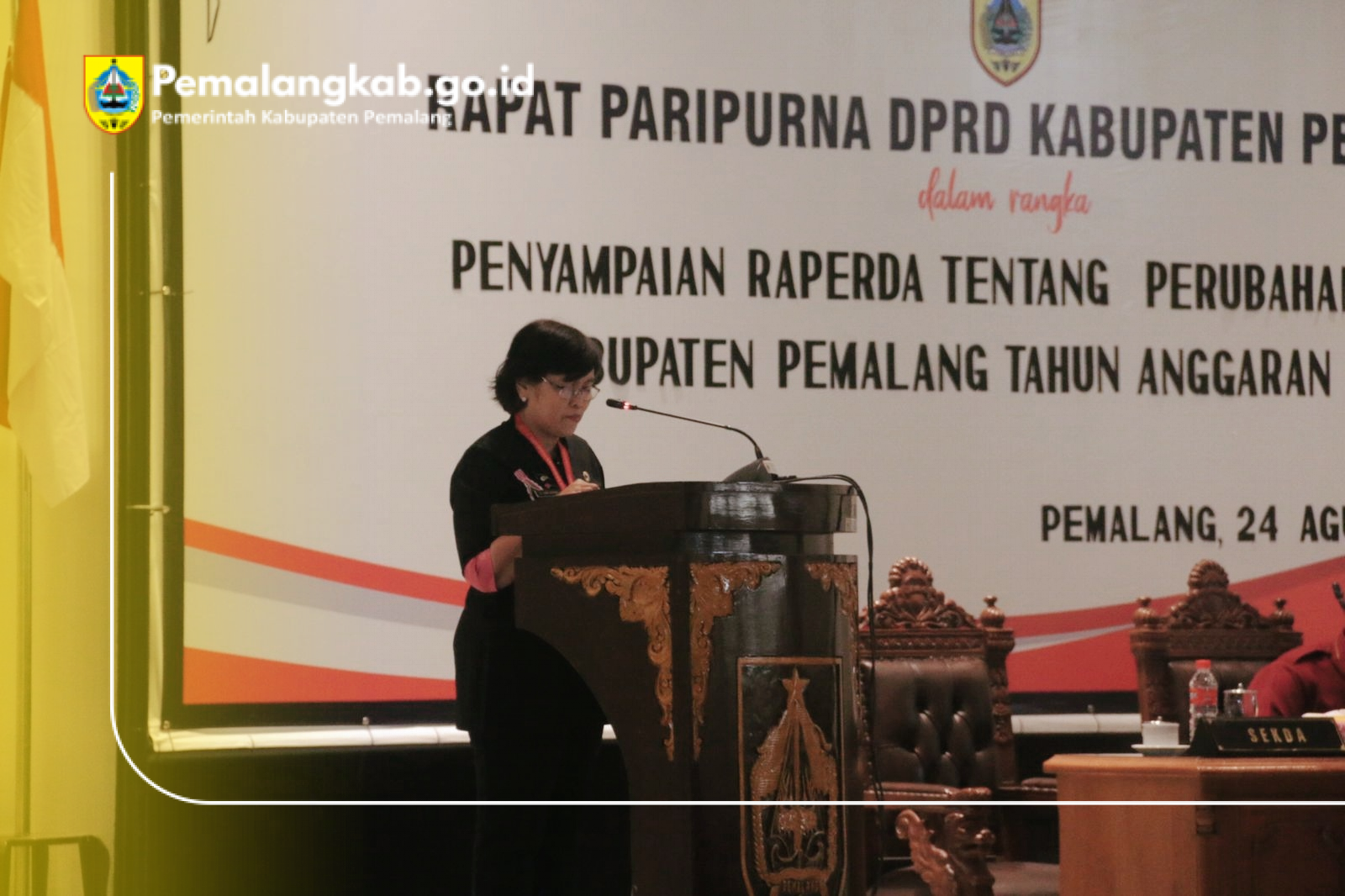 Raperda APBD Perubahan TA 2022 disampaikan ke DPRD - Pemerintah Kabupaten Pemalang